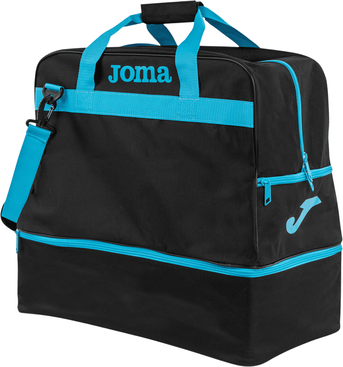 Joma Training III Bag (Large) - Black / Fluor Turquoise - Total ...