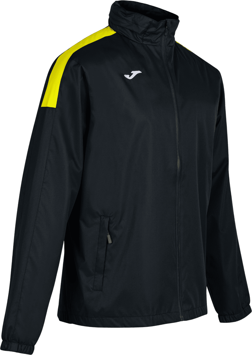 Joma Trivor Rainjacket - Black / Yellow - Total Football Direct