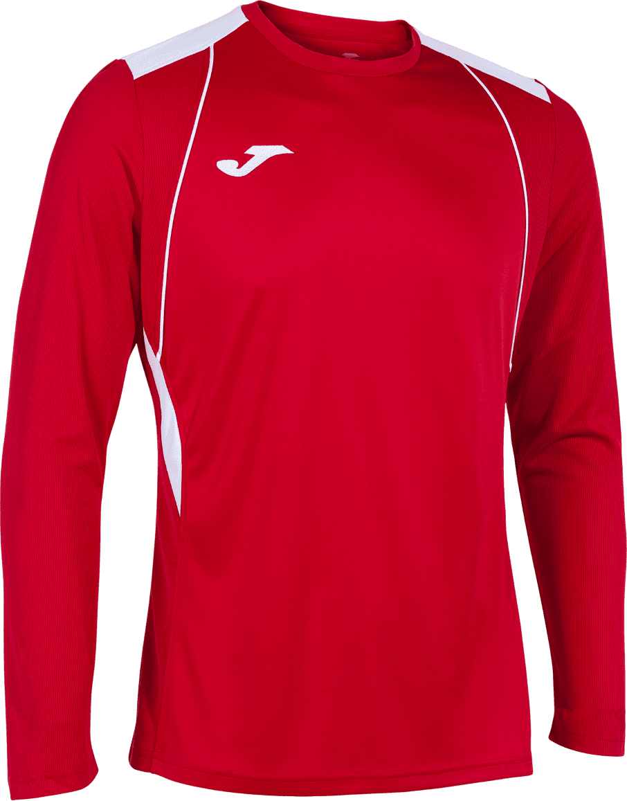 Joma Championship VII Shirt LS - Red / White - Total Football Direct