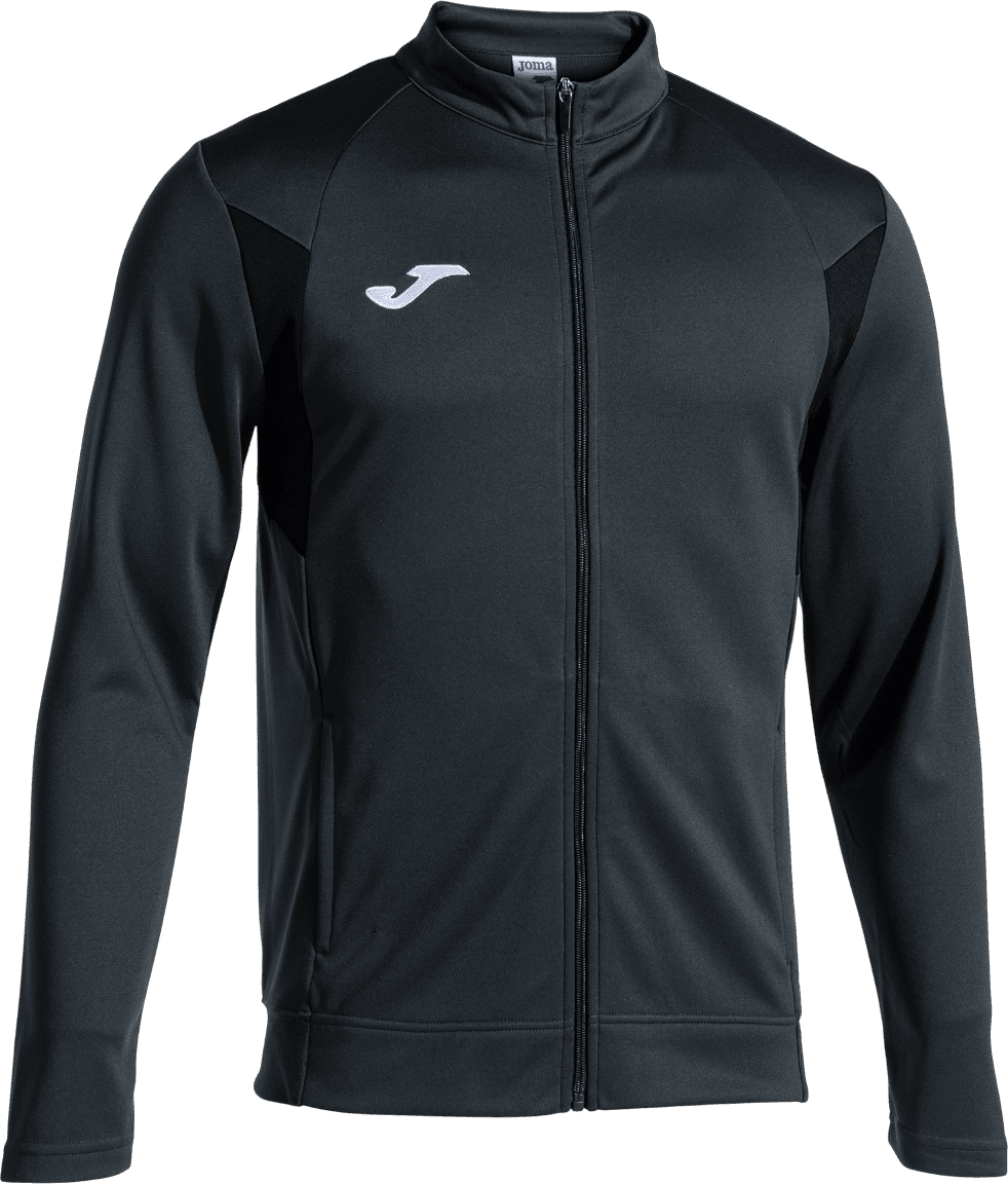 Joma Winner III Full Zip Track Top - Anthracite / Black - Total ...