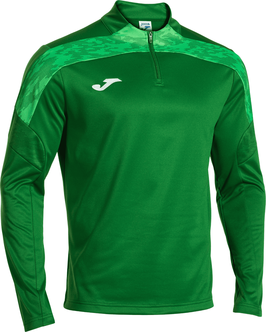 Joma Championship VIII 1/4 Zip Sweatshirt - Green - Total Football Direct