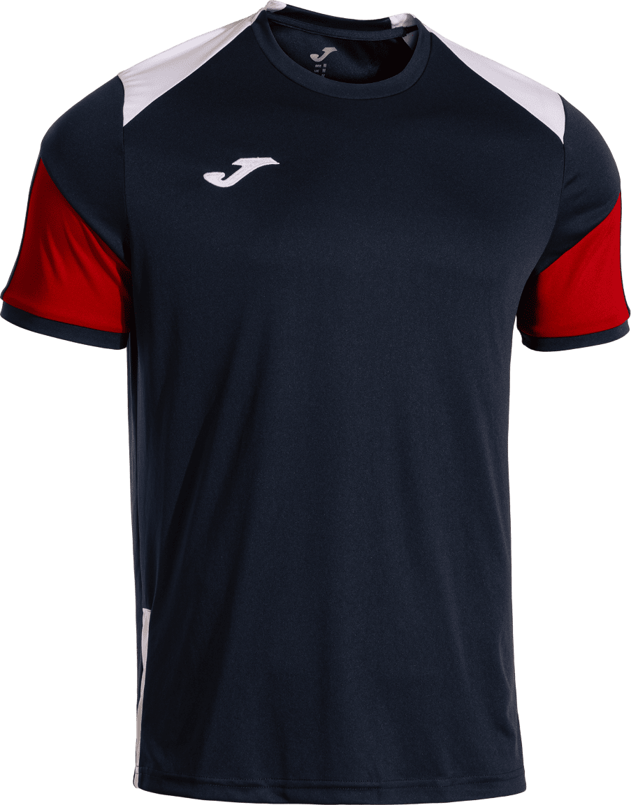 Joma Danubio IV T-Shirt - Navy / Red / White - Total Football Direct