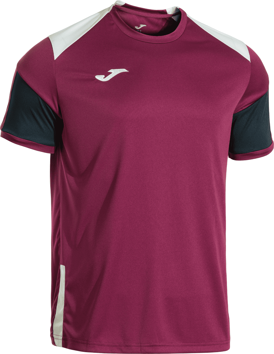 Joma Danubio IV T-Shirt - Wine / Navy - Total Football Direct