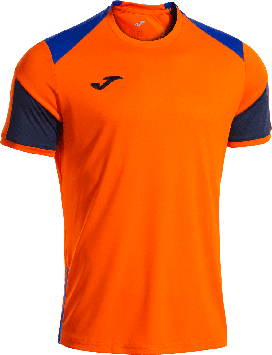 Joma Danubio IV T-Shirt - Orange / Navy - Total Football Direct