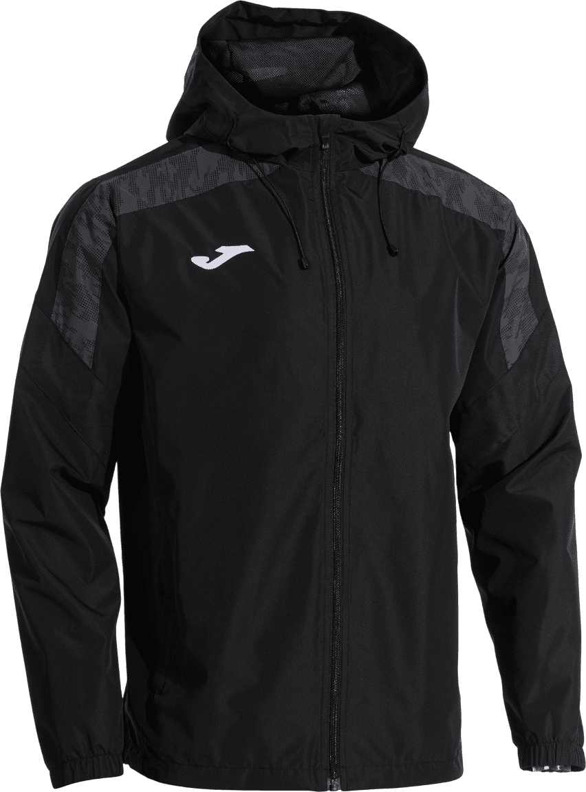Joma Championship VIII Rain Jacket - Black / Anthracite - Total ...