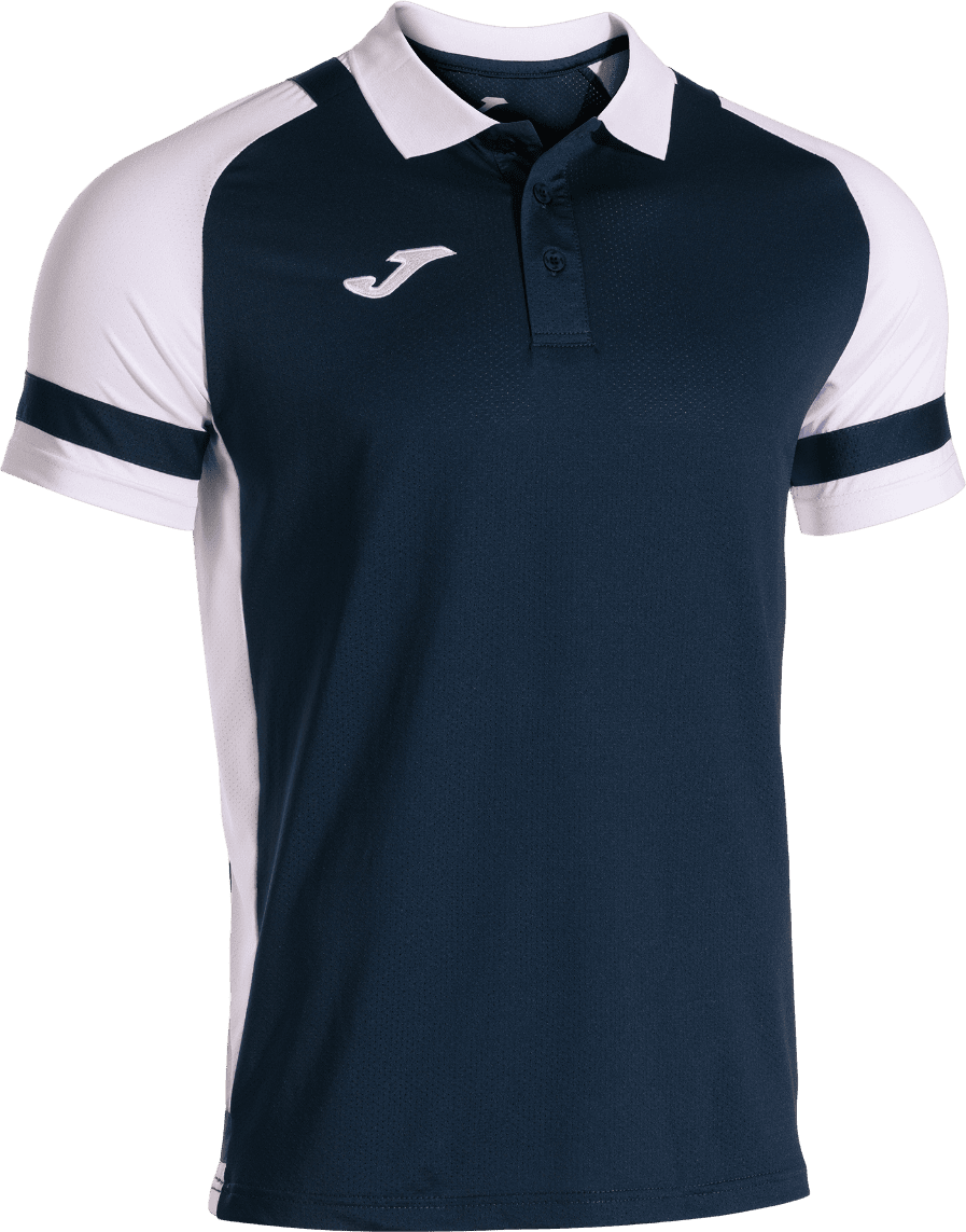 Joma Lider Polo Shirt - Navy / White - Total Football Direct