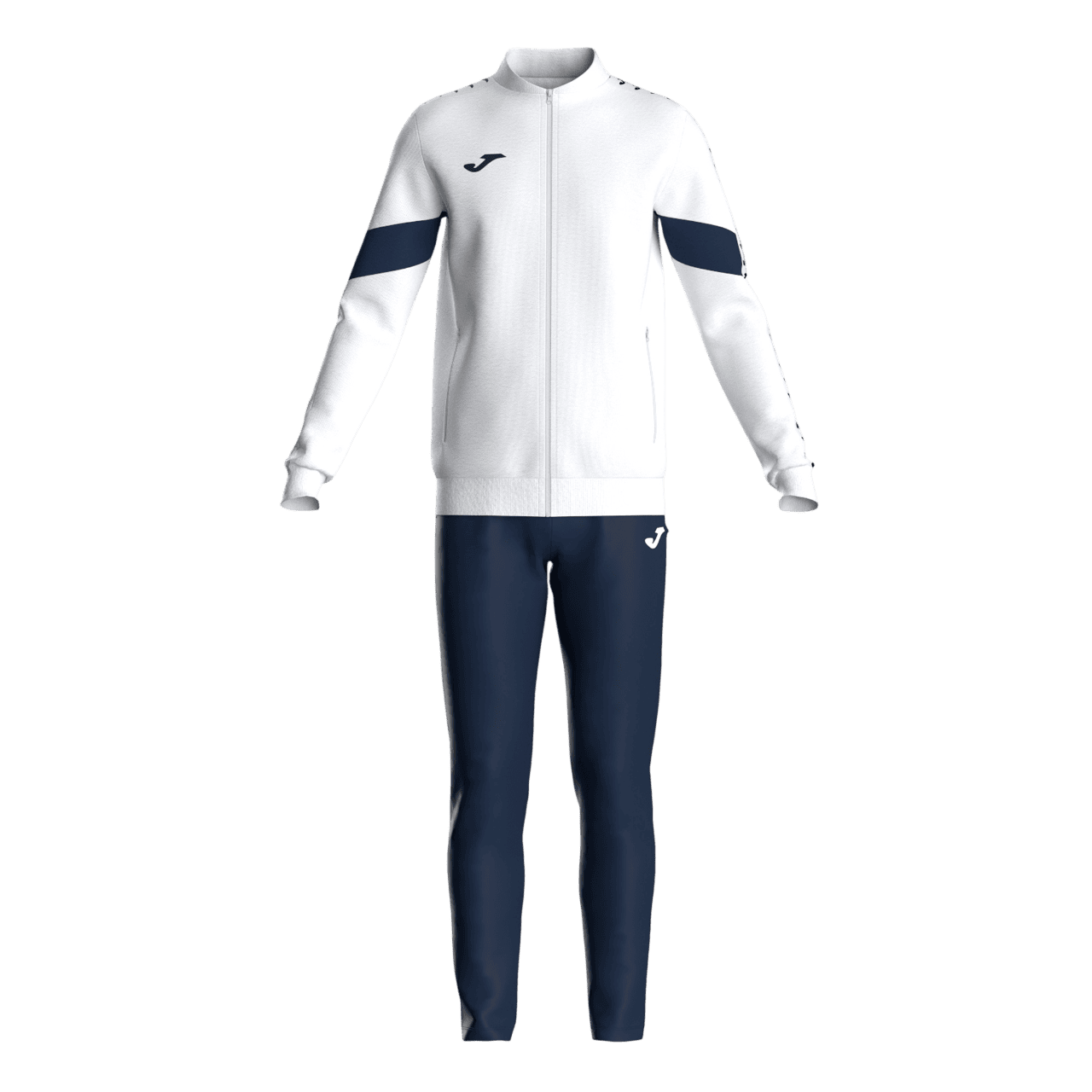 Joma Heroic Tracksuit - White / Dark Navy - Total Football Direct