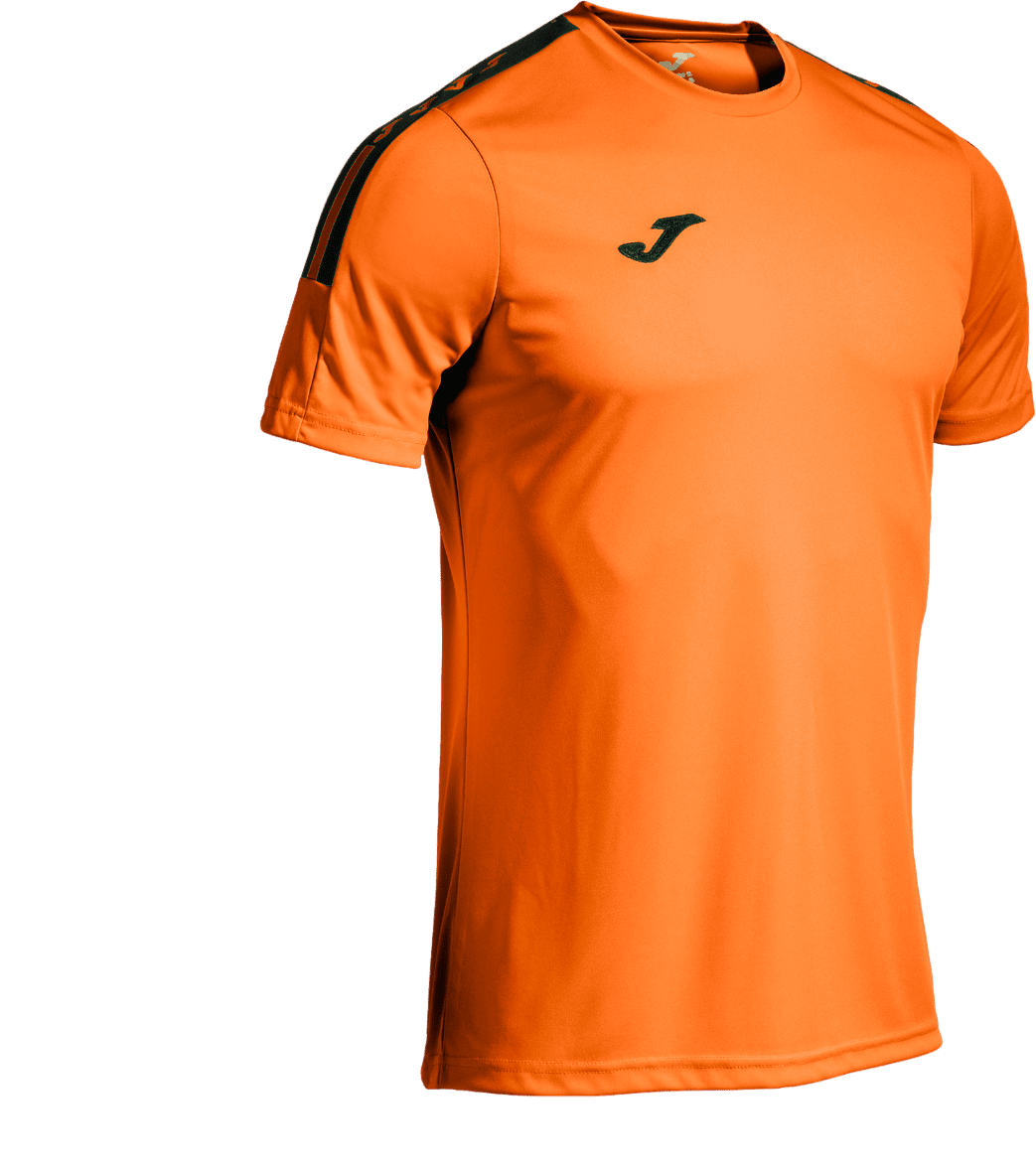 Joma Olimpiada Eco Essential Shirt - Orange / Black - Total Football Direct