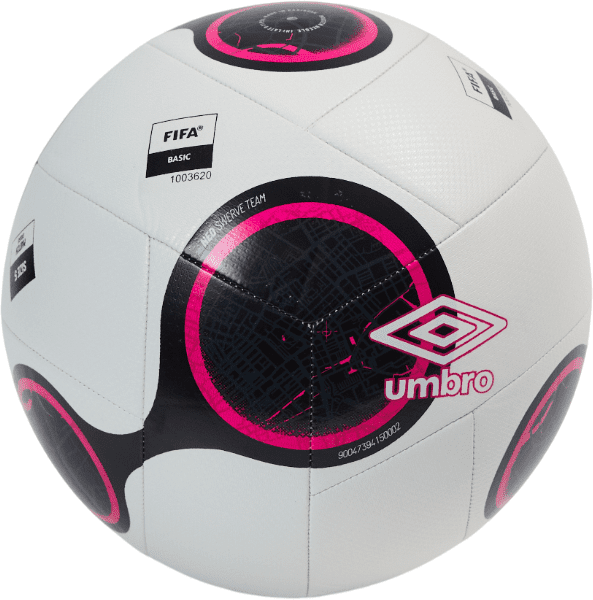 Umbro Neo Swerve Team Football - White/Black/Pink Glo/Carbon - Total ...