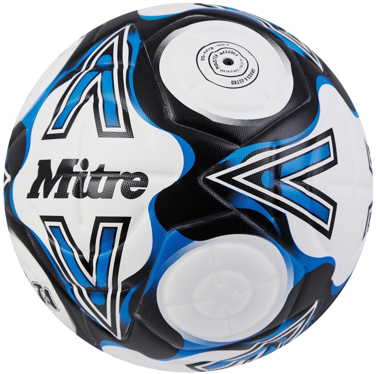 Mitre Delta One 24 Football - White/Black/Blue - Total Football Direct