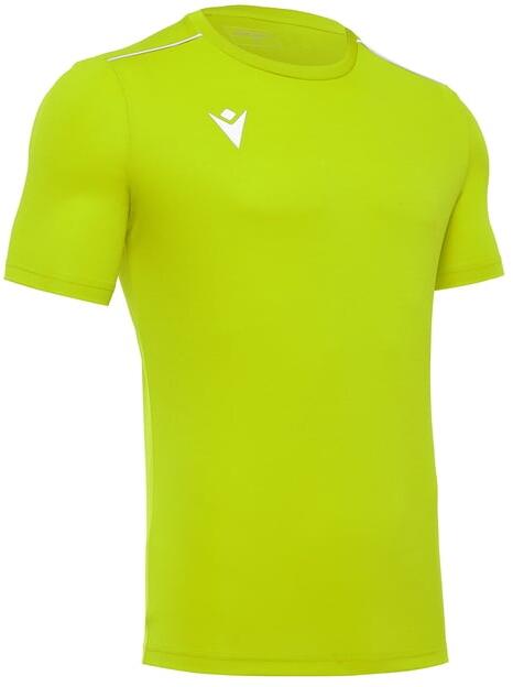 Macron Rigel Hero Shirt - Neon Yellow - Total Football Direct