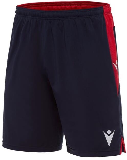 Macron Tempel Shorts - Navy / Red - Total Football Direct