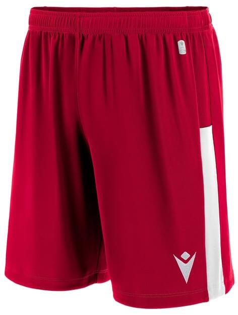 Macron Skara Eco Shorts - Red / White - Total Football Direct