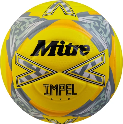 Mitre Impel Evo 24 Football - White / Black / Red - Total Football Direct