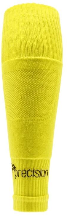Precision Plain Pro Footless Sleeve Socks - Yellow - Total Football Direct