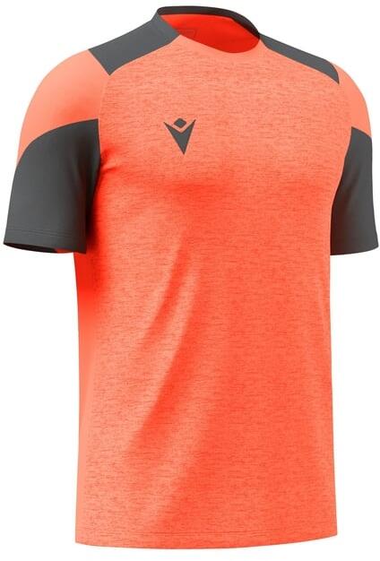 Macron Golem Shirt - Neon Coral / Anthracite - Total Football Direct