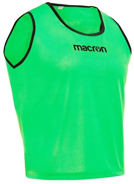 Macron Practice+ Bibs (Pack of 5) - Neon Green - Total Football Direct