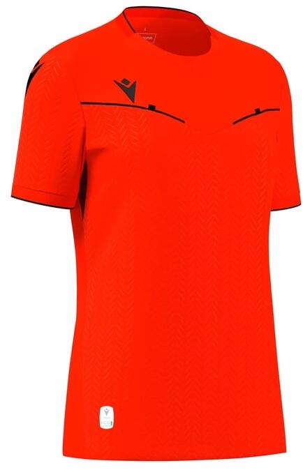 Macron Kateryn Eco Women's Referee Shirt - Neon Red - Total Football Direct