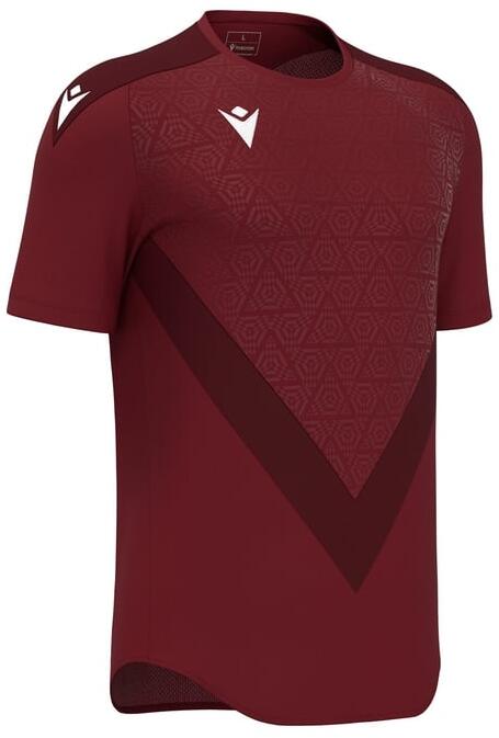 Macron Wisp Shirt - Cardinal / Dark Cardinal - Total Football Direct