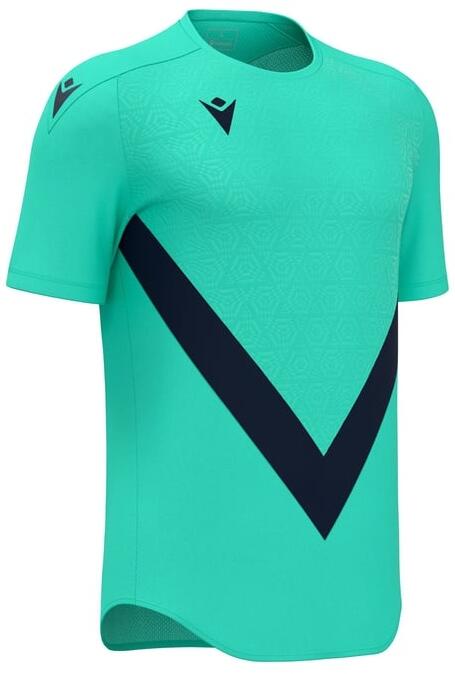 Macron Wisp Shirt - Turquoise / Navy - Total Football Direct