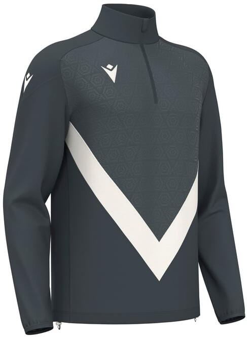 Macron Anduin 1/4 Zip Track Top - Anthracite / Off White - Total ...