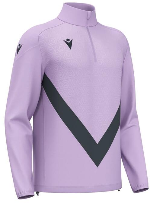 Macron Anduin 1/4 Zip Track Top - Lilac / Anthracite - Total Football ...