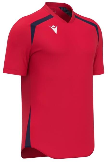 Macron Wyrm Shirt - Red / Navy - Total Football Direct
