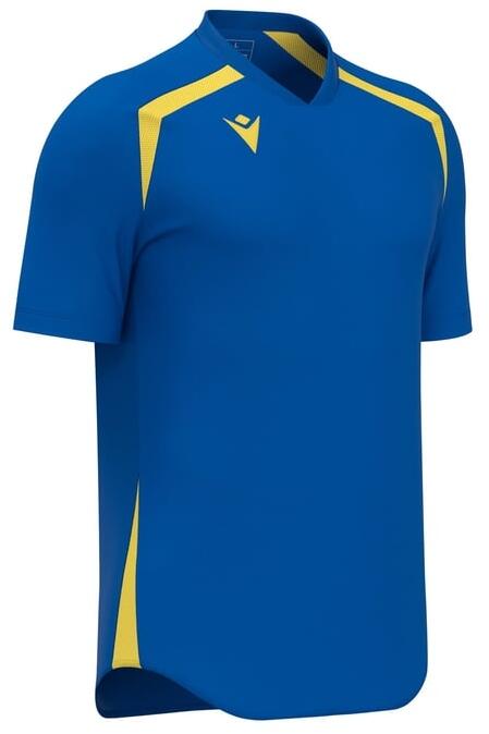 Macron Wyrm Shirt - Royal / Yellow - Total Football Direct