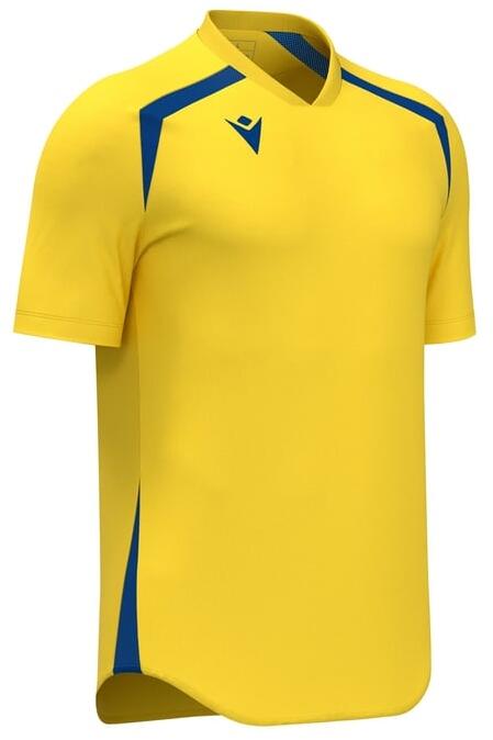 Macron Wyrm Shirt - Yellow / Royal - Total Football Direct