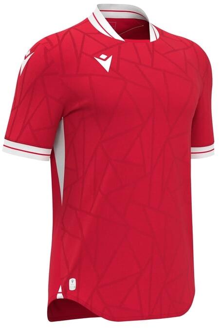 Macron Cerberus Eco Shirt - Red / White - Total Football Direct