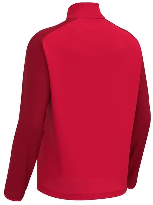 Macron Isen 1/4 Zip Track Top - Red / Dark Red - Total Football Direct