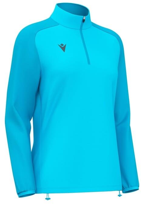 Macron Lena Women's 1/4 Zip Track Top - Neon Sky / Dark Neon Sky ...