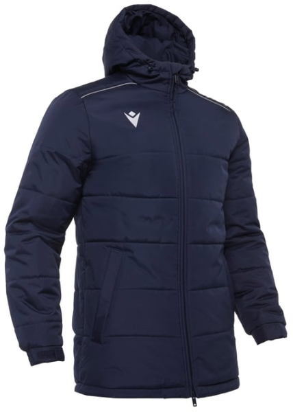 Macron Gyor Padded Jacket - Navy - Total Football Direct