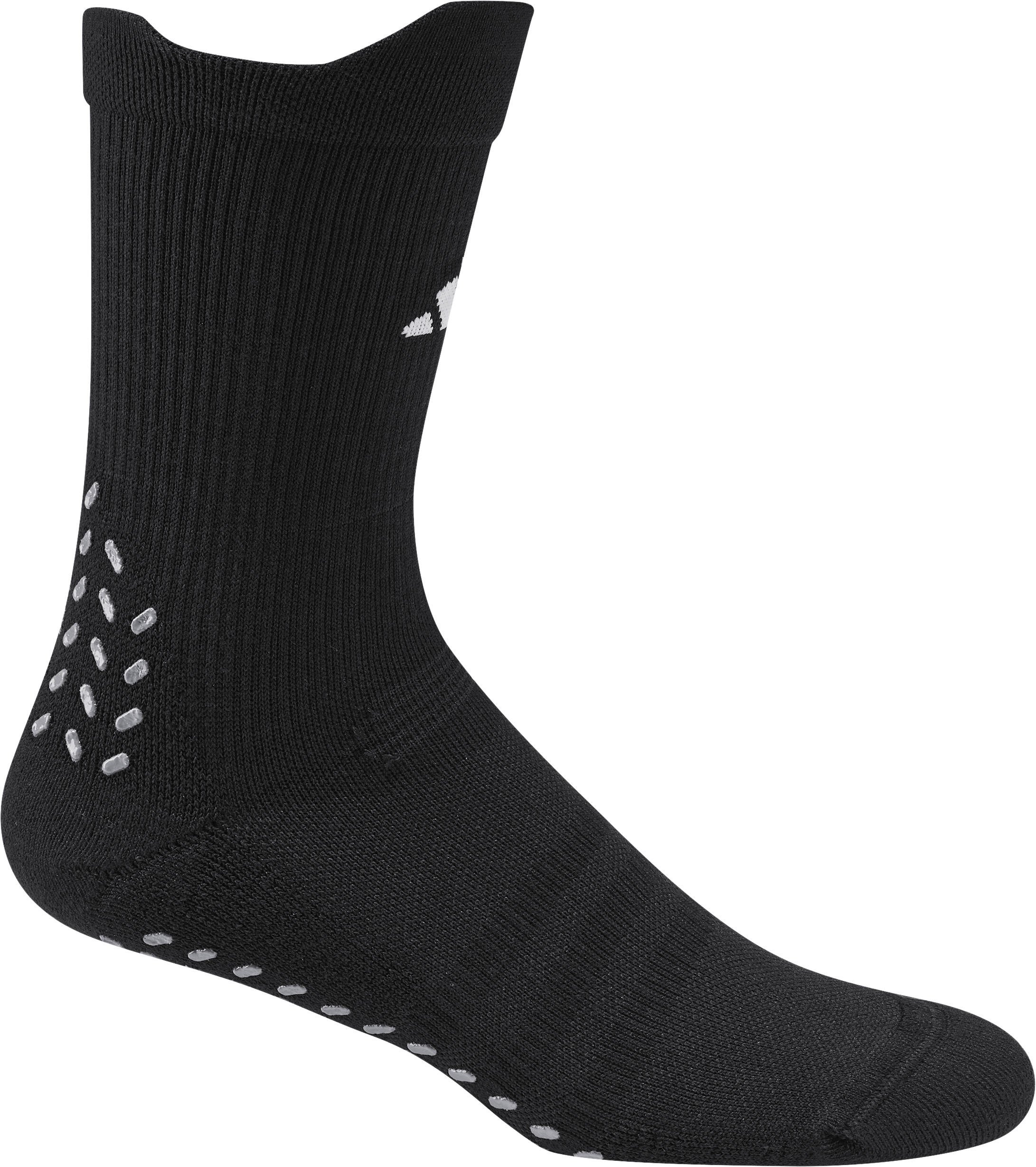 Adidas Football Grip Printed Crew Socks - Black / White - Total ...
