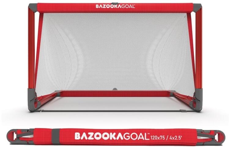 Bazooka Goal 4' x 2.5' x 2.5' (Aluminium) - Red / White - Total ...