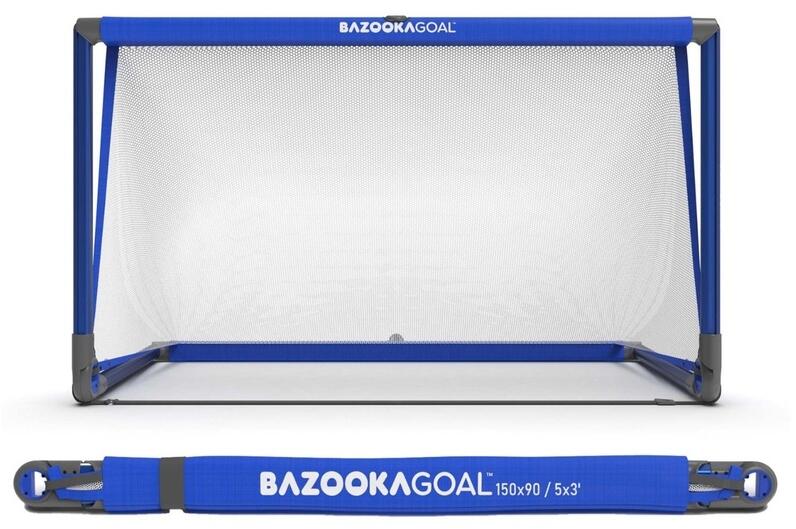 Bazooka Goal 5' x 3 x 3' (Aluminium) - Royal / White - Total Football ...