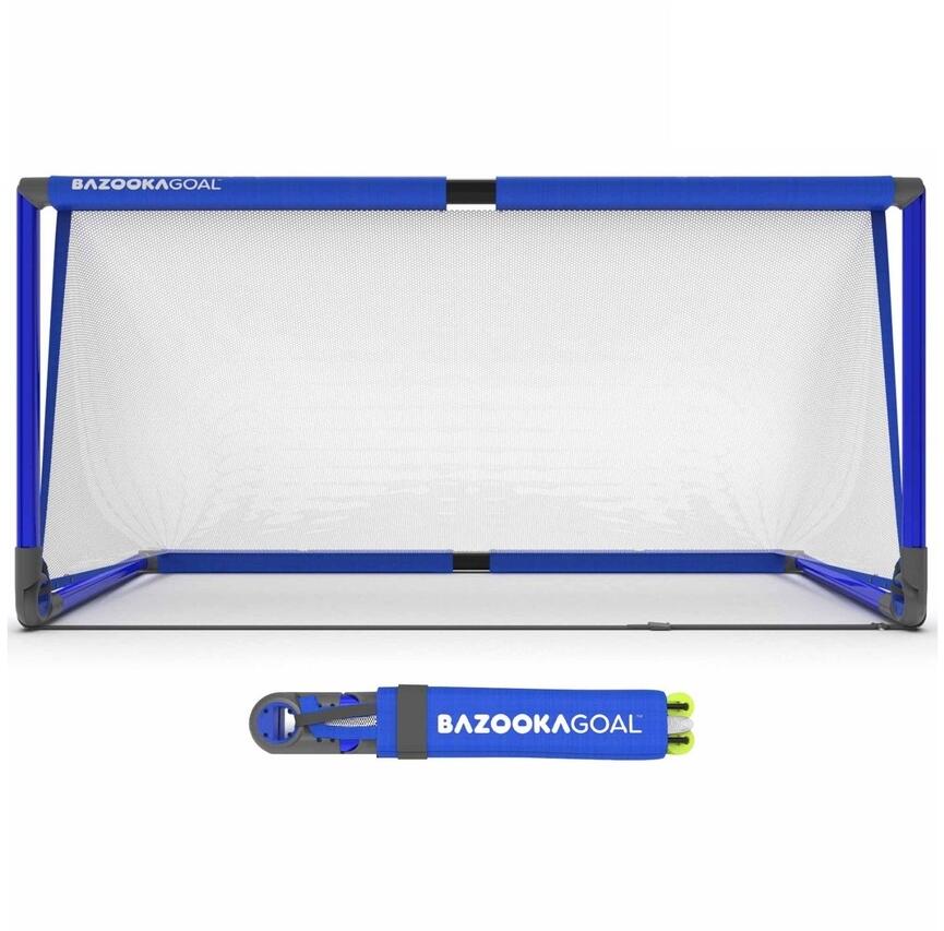 Bazooka Goal 6' x 3 x 3' (Aluminium) - Royal / White - Total Football ...