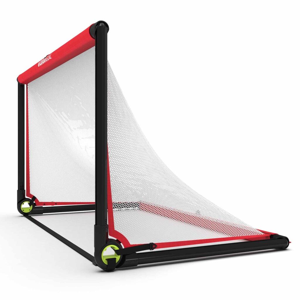 Bazooka Goal - 5' x 3' x 3' (PVC) - Red / White - Total Football Direct