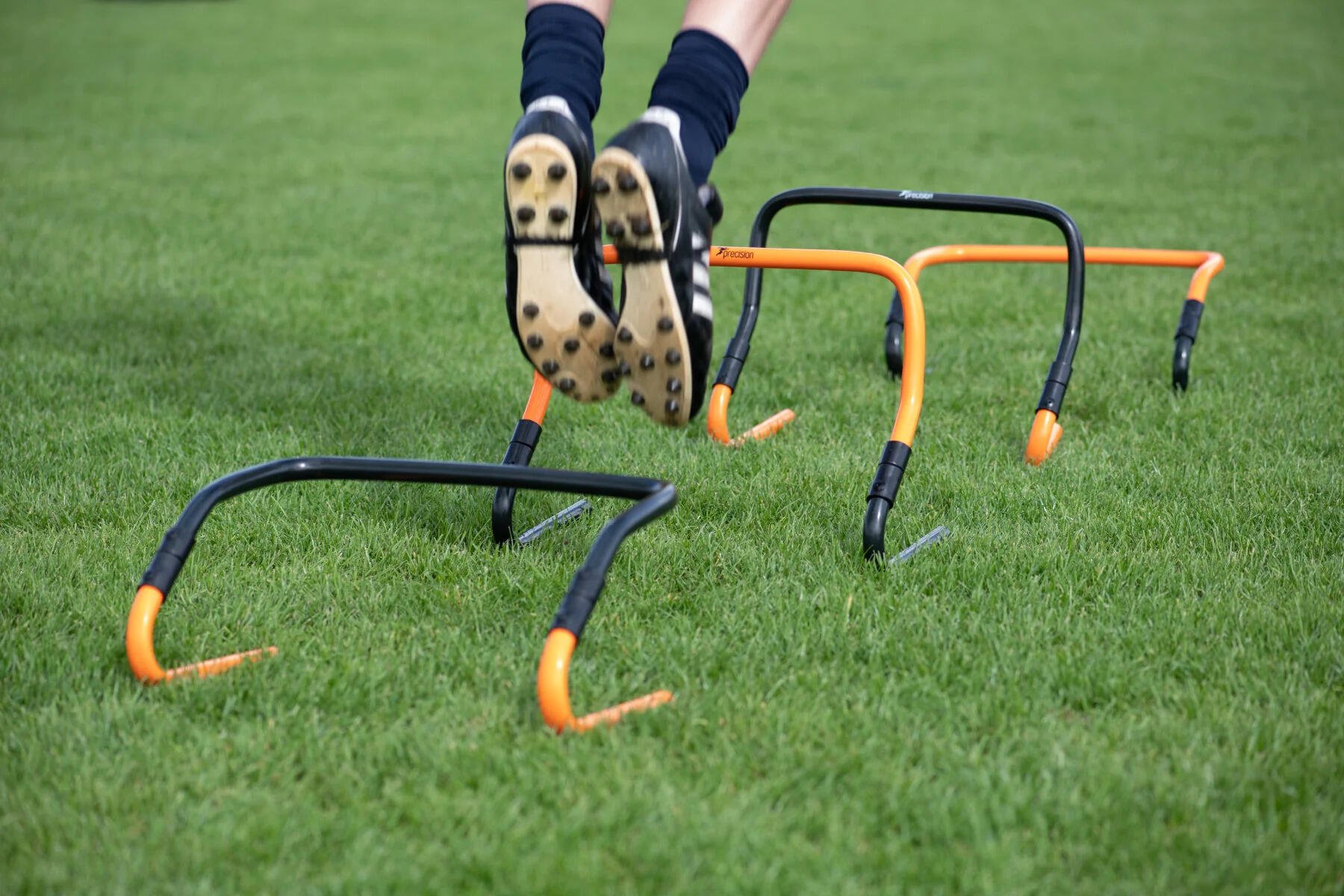 Precision Adjustable 6"/12" Hurdles Set (Pack of 6) - Total Football Direct