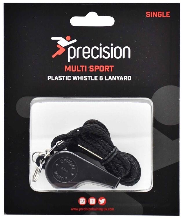 Precision Plastic Whistle & Lanyard - Total Football Direct
