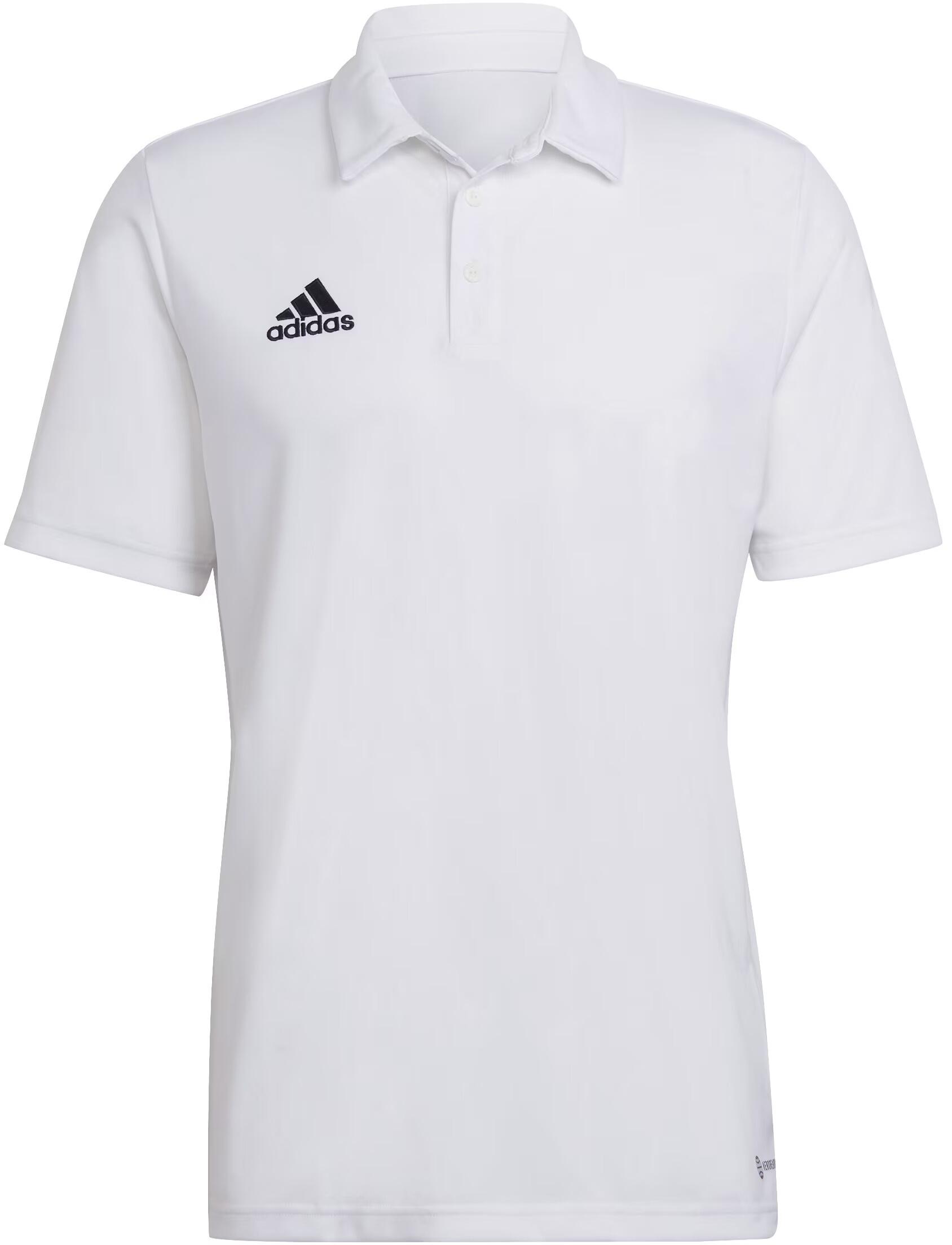 Adidas Entrada 22 Polo Shirt - White - Total Football Direct
