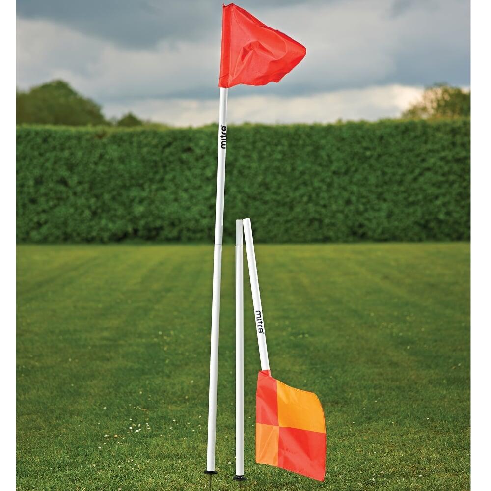 Mitre Foldable Corner Flag Set - Total Football Direct