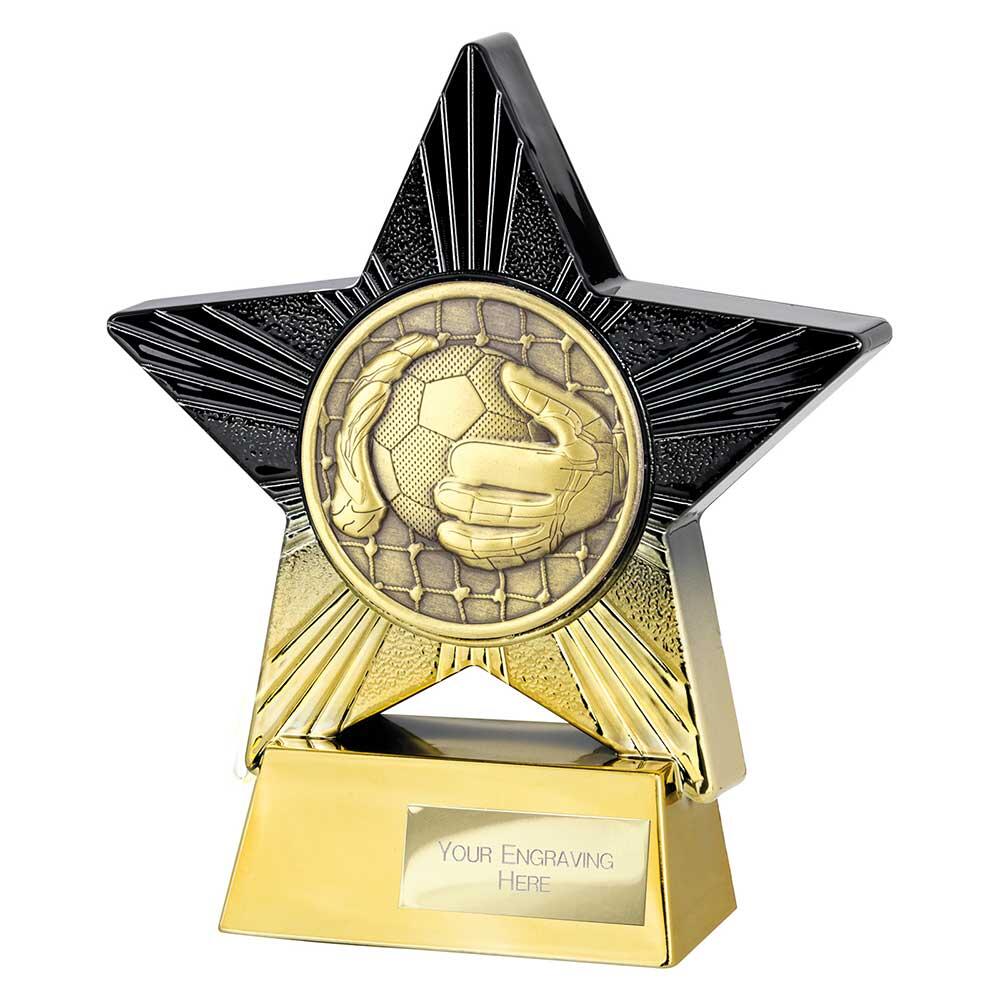 Trendsetting Awards Superstar Goalkeeper Trophy Black & Gold - Total ...