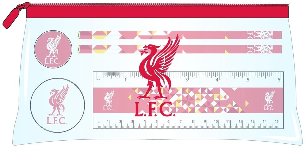 Team Merchandise Pencil Case Set - Liverpool - Total Football Direct