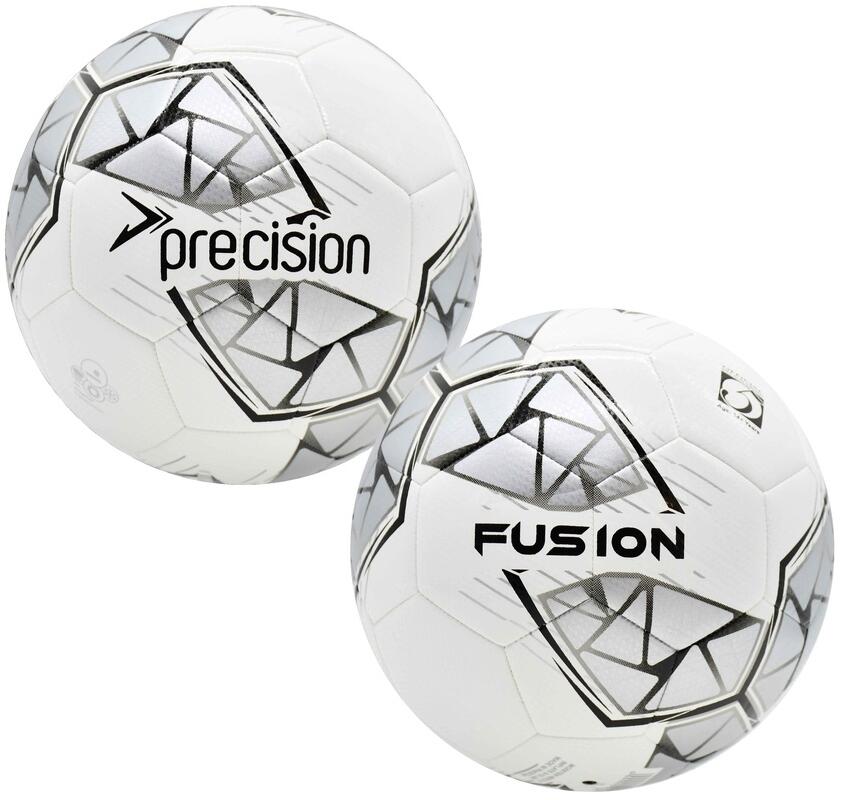 Precision Fusion FIFA Basic Training Football - White / Silver - Total ...