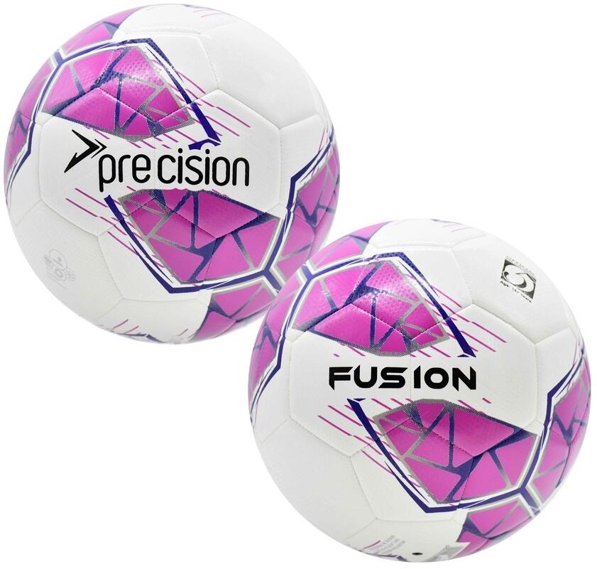 Precision Fusion FIFA Basic Training Football - White / Pink - Total ...