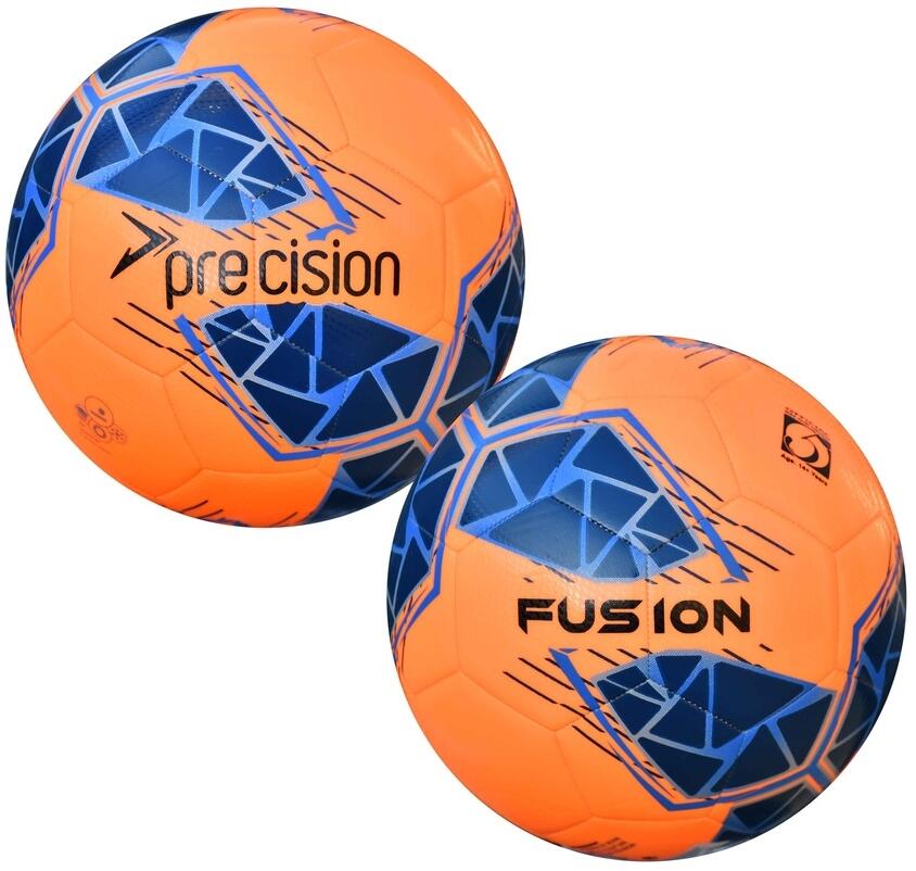Precision Fusion FIFA Basic Training Football - Orange / Blue - Total ...