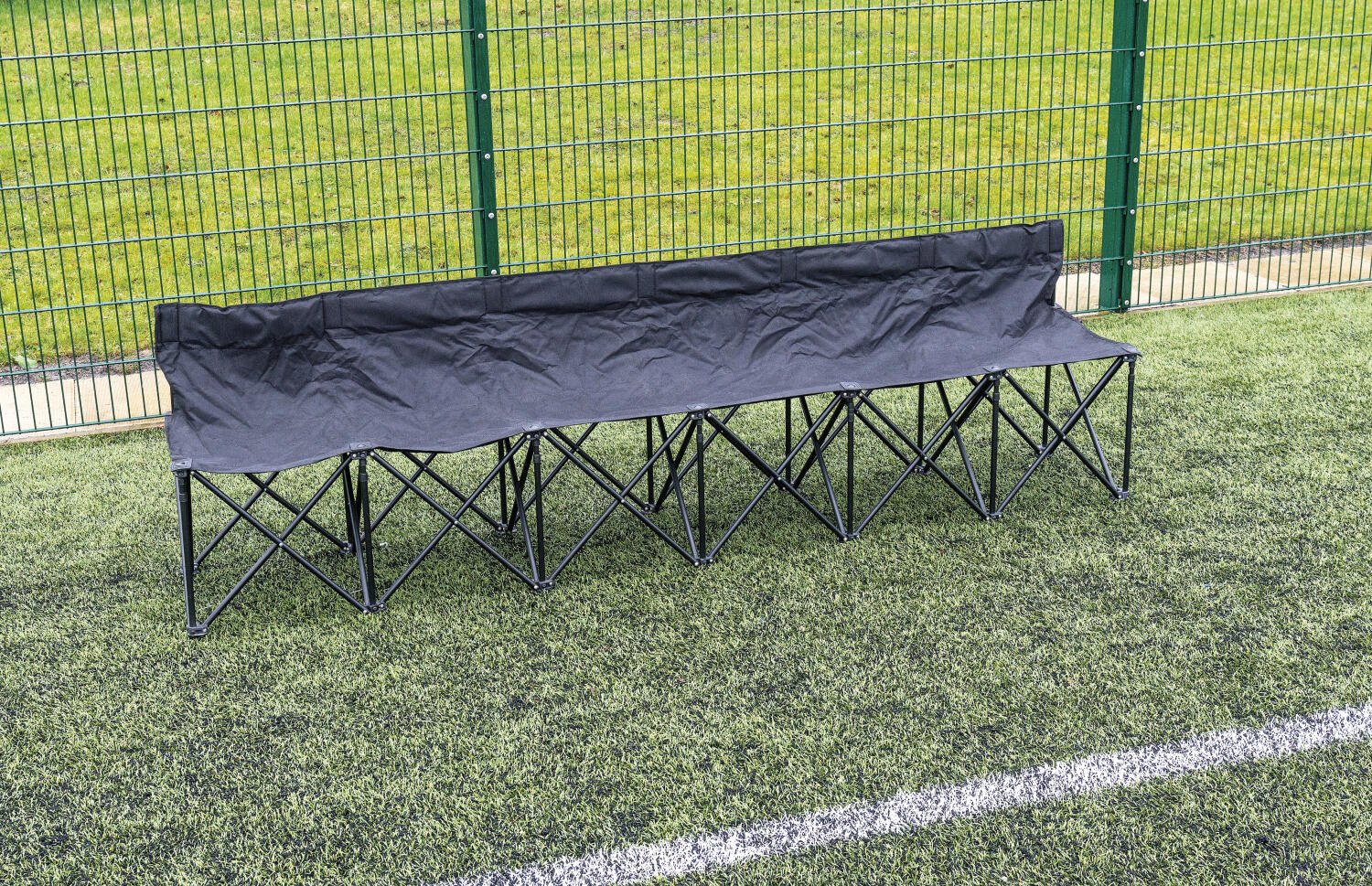 Precision 6 Seater Folding Subs Bench - Total Football Direct