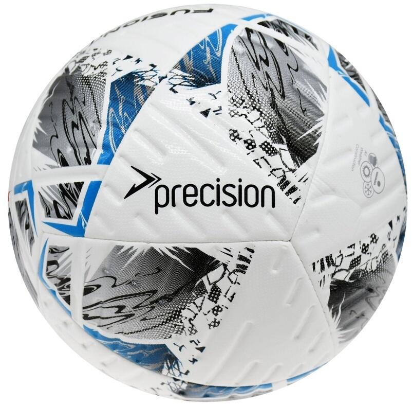 Precision Fusion+ FIFA Basic Training Ball - White / Silver / Cyan ...