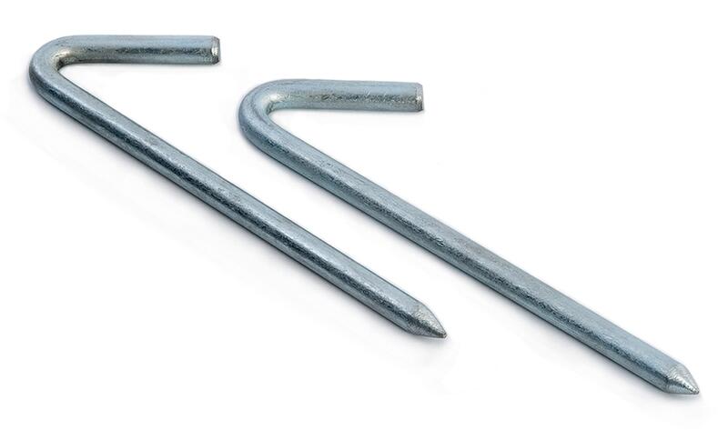 Precision Heavy Duty Steel Net Pegs (Bag of 20) - Total Football Direct